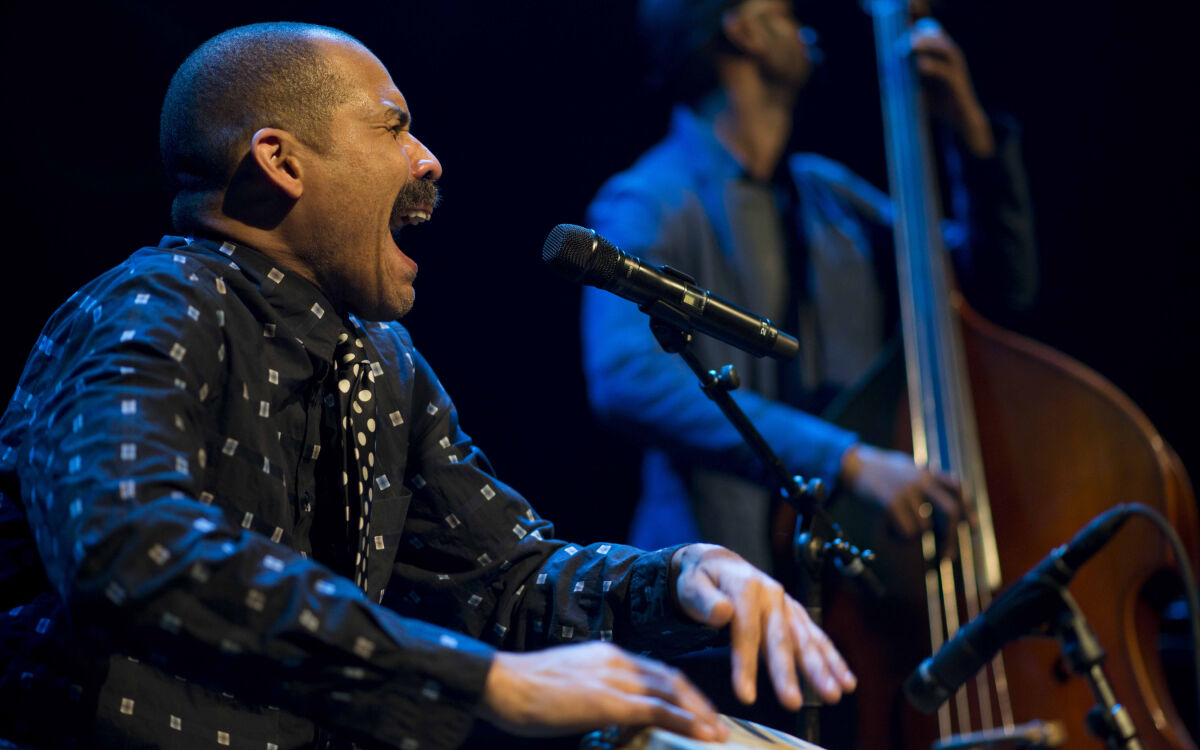 Khahil El Zabar ritual trio with Dwight Trible at Banlieues Bleues ...